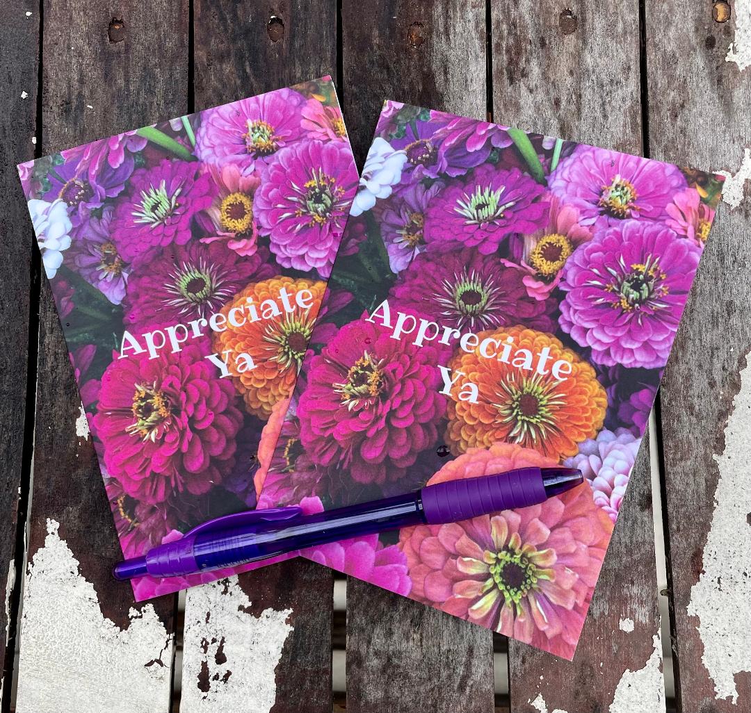 Appreciate Ya Cards - Flowers – The Corn Lady Kaysville